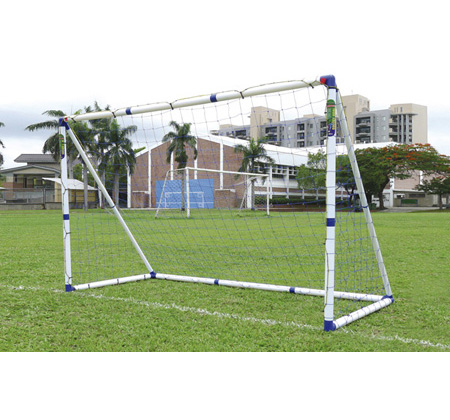 Childrens football kids practice goal posts large and small UK