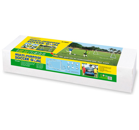 Childrens football kids practice goal posts large and small UK