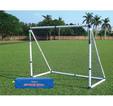 Childrens football kids practice goal posts large and small UK